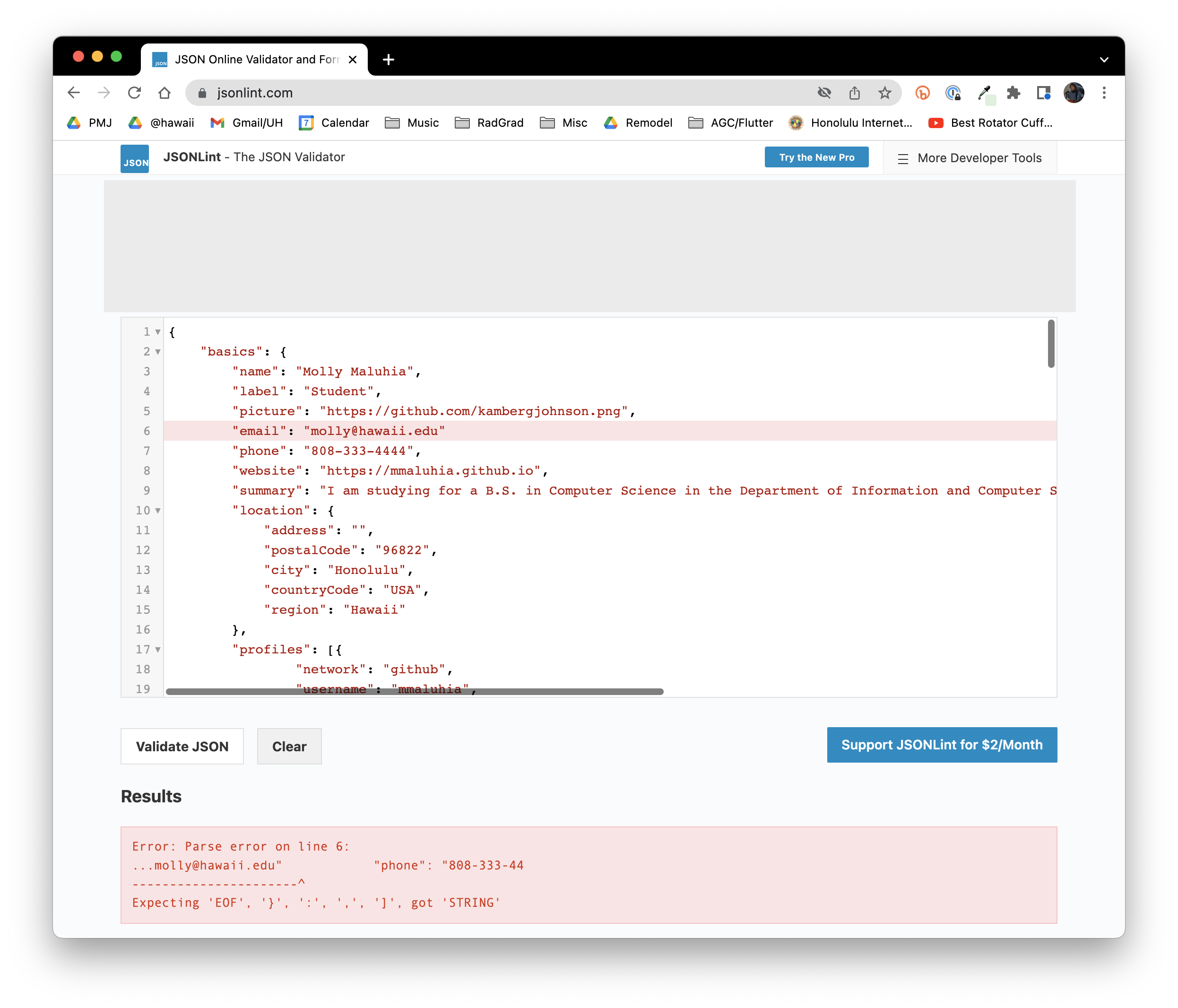 Anatomy Of Bio json TechFolios